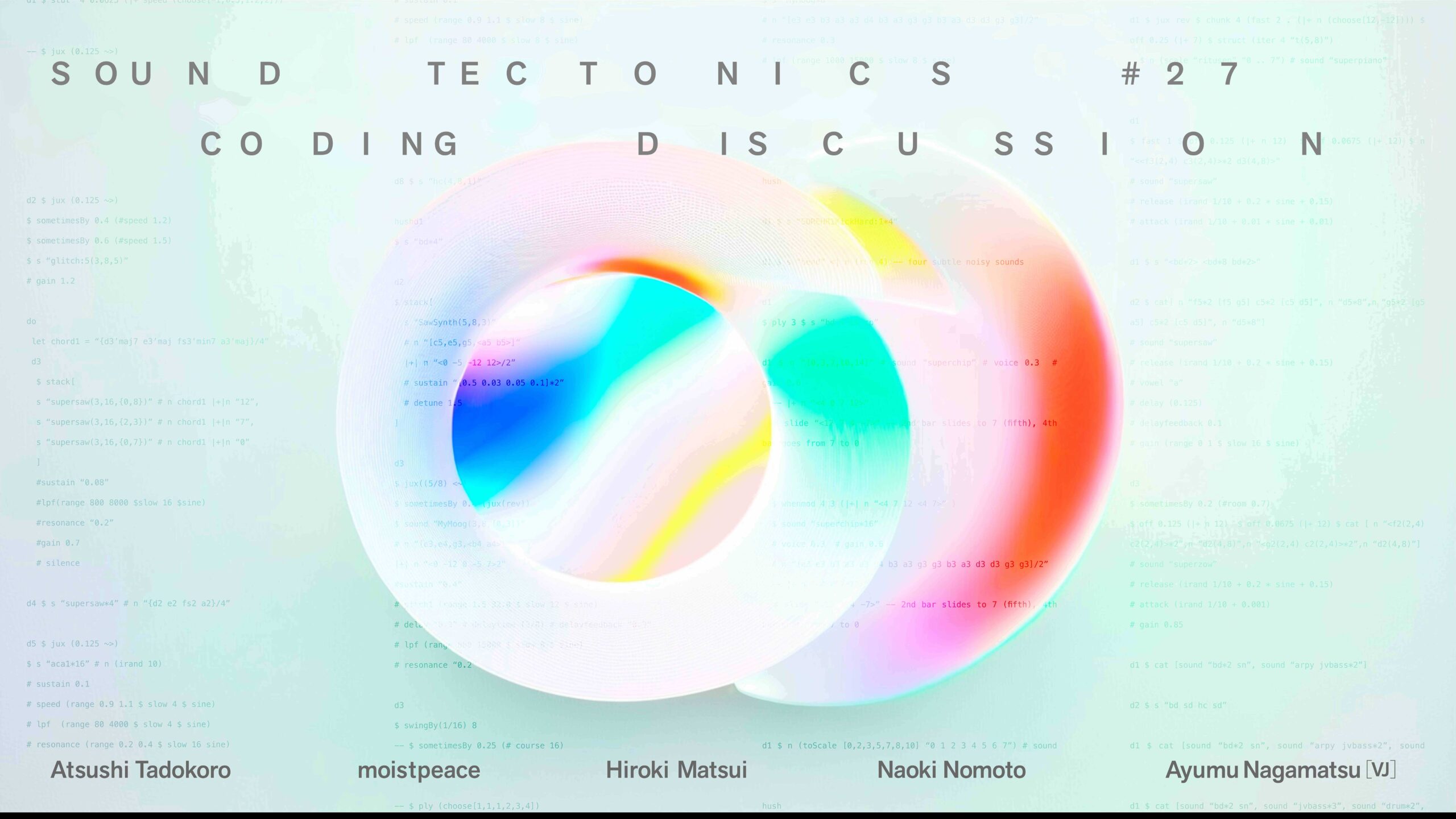 sound tectonics #27 Coding Discussion – potari